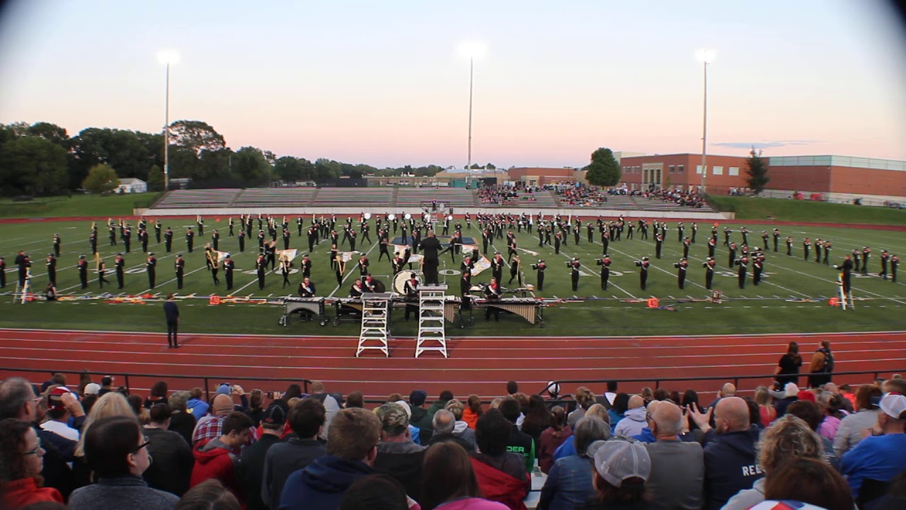 MATTAWAN HIGH SCHOOL MARCHING BAND 9.28.19 OTSEGO - YouTube