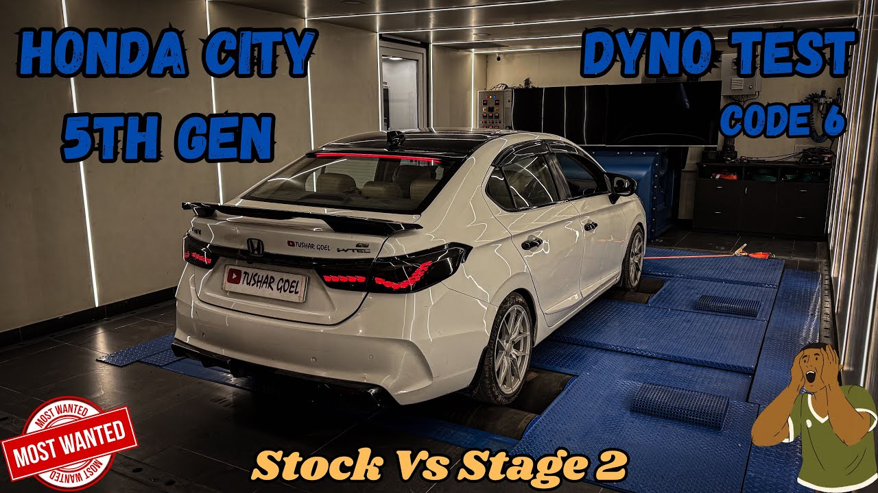 Honda City 5th Gen Dyno Test[Code 6 Stage 2] {Myths Busted} {Real ...