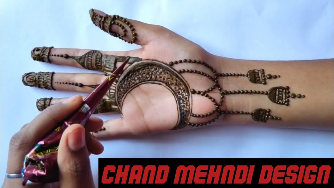 EID 2022 Special Chand Mehndi Design| chand mehndi design | chand tara ...