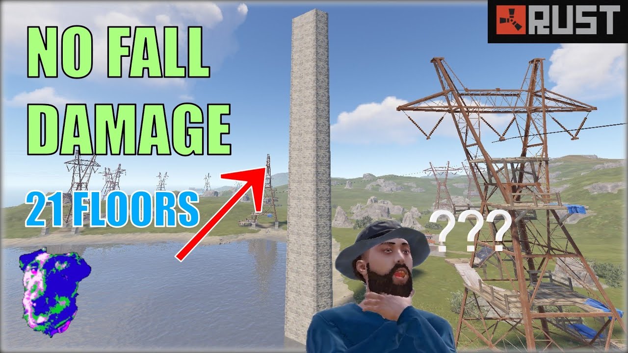 Run into your walls = no fall dmg lol - YouTube