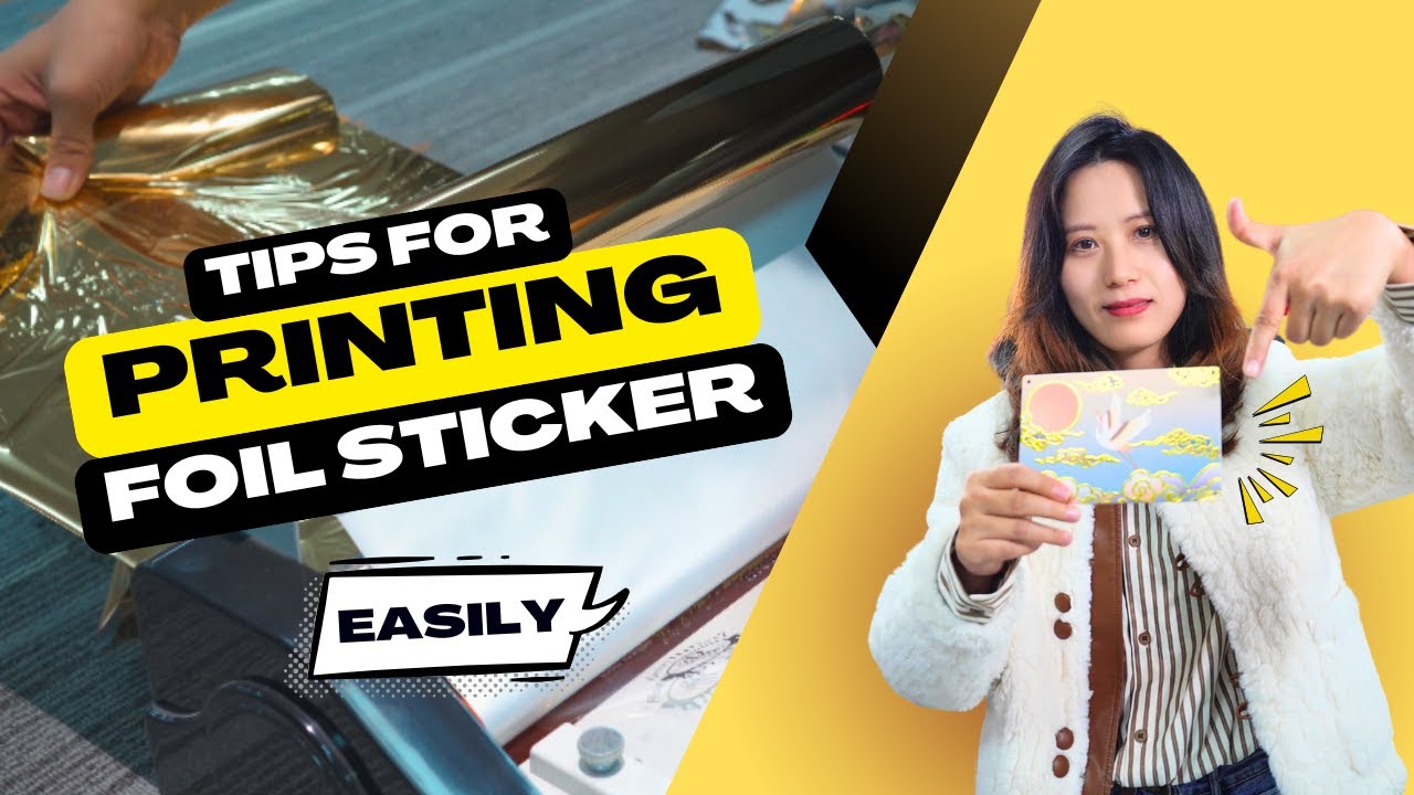 How to Achieve Stunning UV DTF Foil Sticker Effects？Step-by-Step Guide ...
