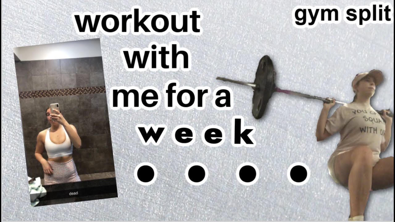 a week of my gym split workouts - YouTube