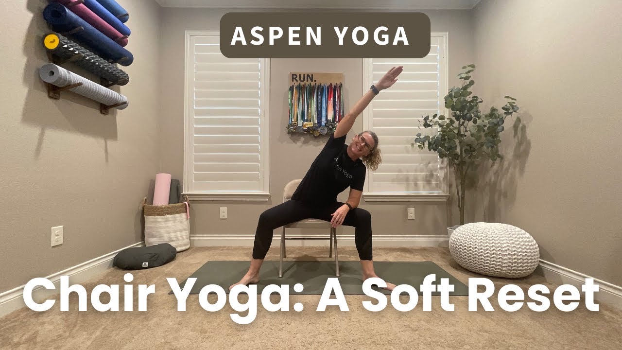 Try This Calming Chair Yoga After a Busy Day - YouTube