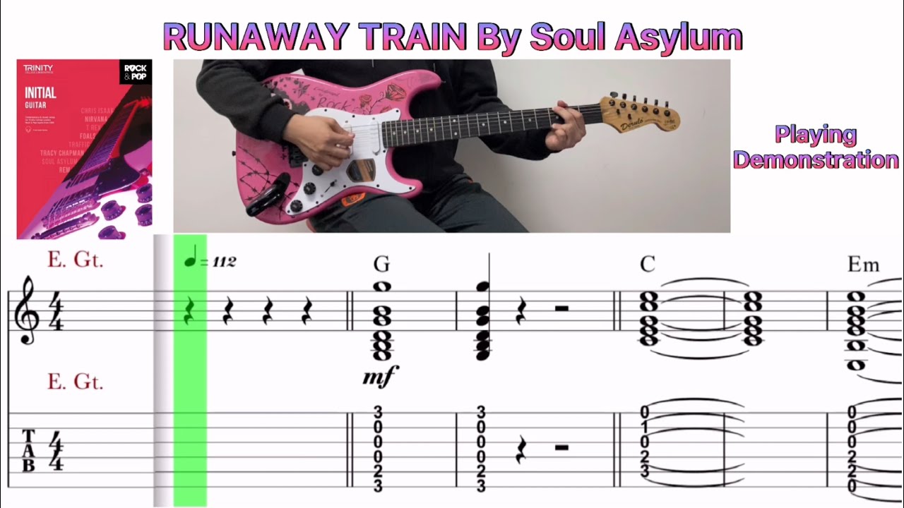 Trinity Rock & Pop Guitar Initial - Runaway Train (Demo & Exam Backing ...