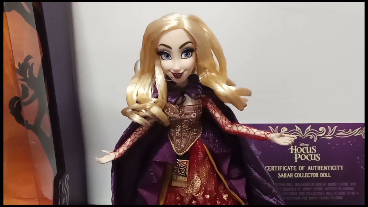 Hocus pocus Sarah doll rewiev - YouTube