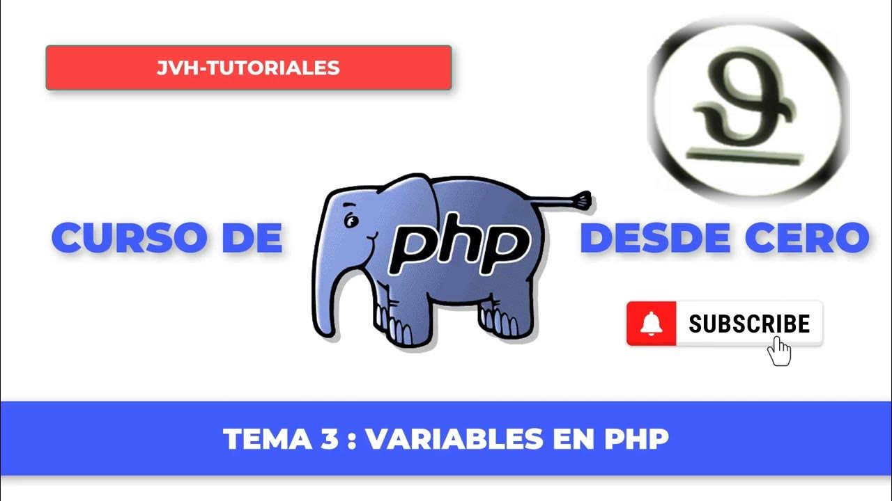 3 - variables en php - curso de php desde cero - YouTube