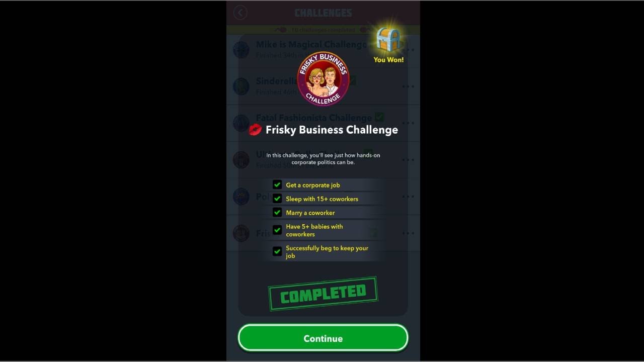 How to Complete Bitlife's Frisky Business Challenge - YouTube