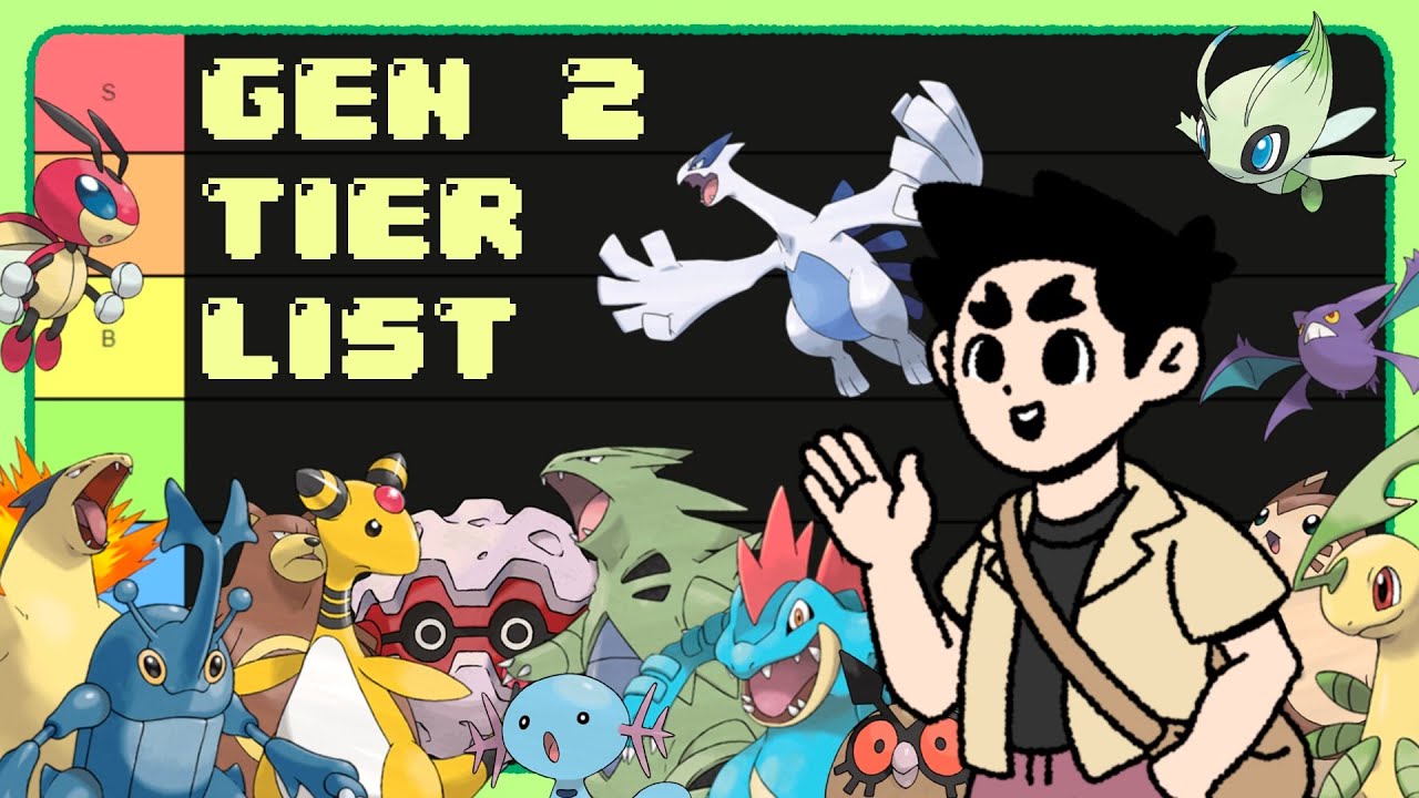 Ranking All Gen 2 Pokemon - YouTube