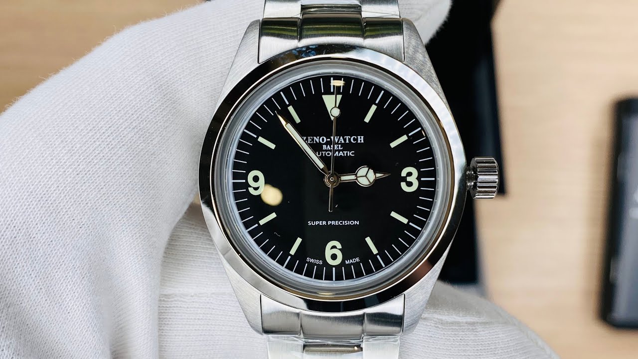 Xship.vn: Zeno Men Super Precision Adolph Schild Black Dial SS ...