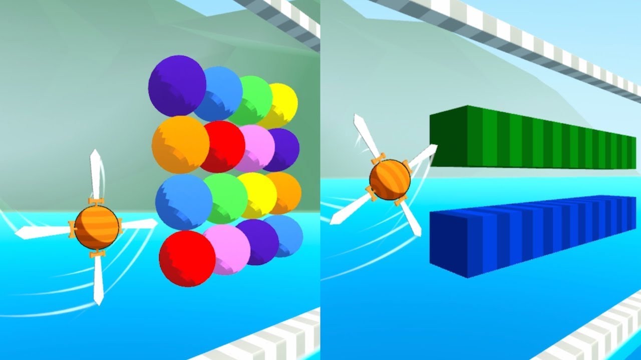 Swing Slice! Very Satisfying And Relaxing ASMR Slicing Game - YouTube