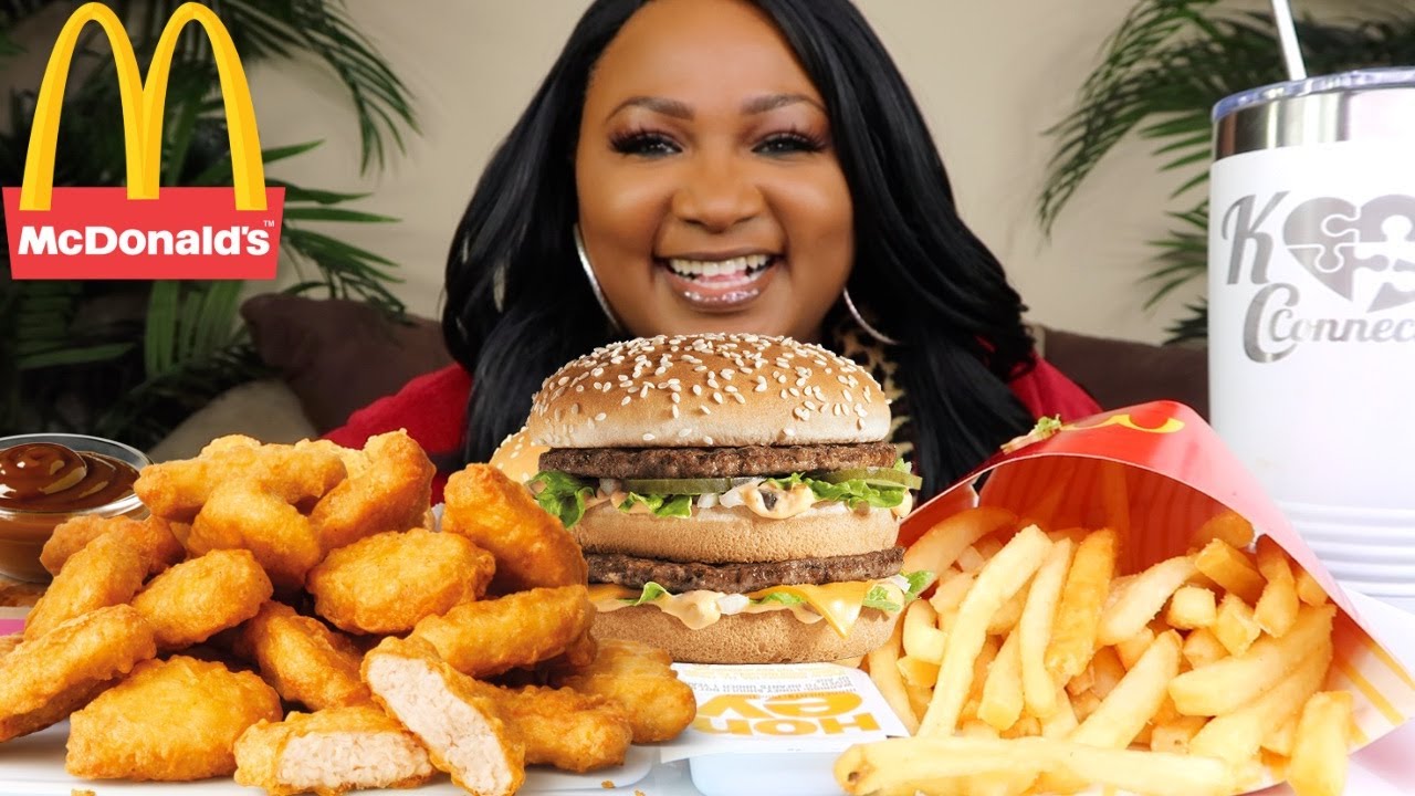 MCDONALD'S MUKBANG , EATING SHOW - YouTube
