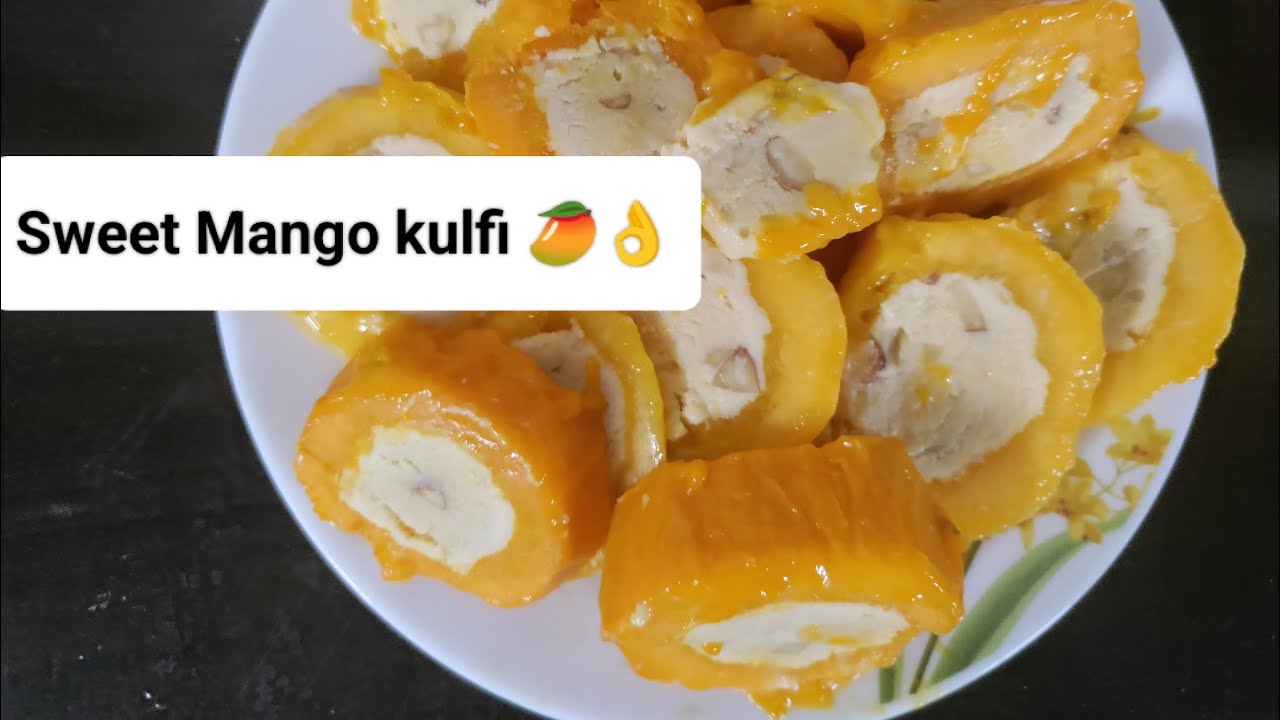 New Style Mango Sweets Recipe🥭| Mango Mawa Kulfi😋| #mangorecipe by ...