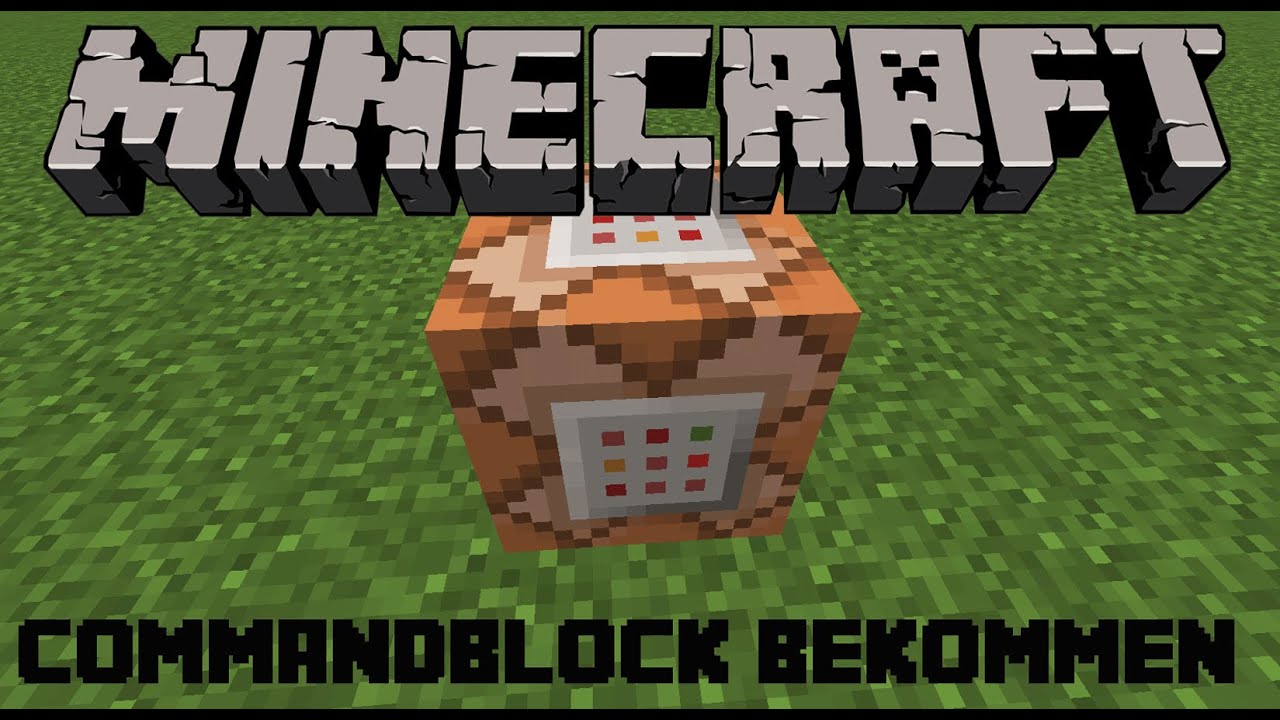 Commandblock in Minecraft bekommen 1.8 - Minecraft Tutorial - YouTube