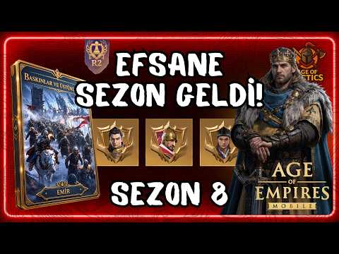 S8 YENİLİKLERİ İNANILMAZ 🔥 Sezon Emirlerini Denedim! | Age of Empires Mobile