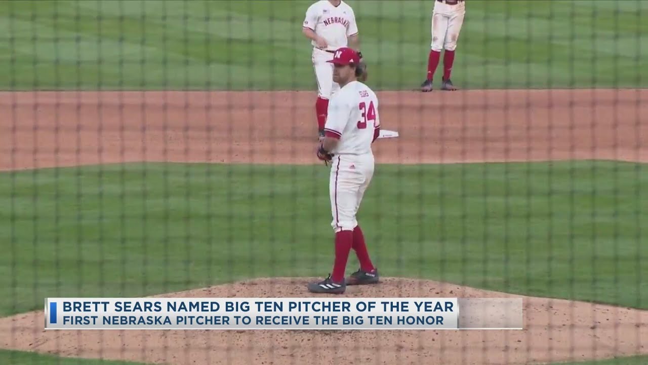 Brett Sears Named Big Ten Pitcher Of The Year - YouTube