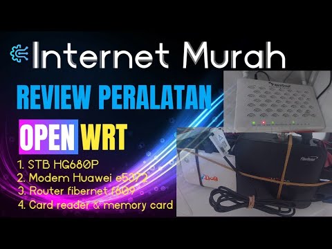 REVIEW ALAT OPENWRT INTERNET MURAH - YouTube