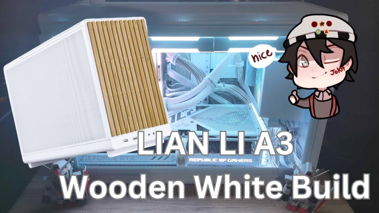Lian Li A3-mATX Wooden White Build ( My first PC build ) - YouTube