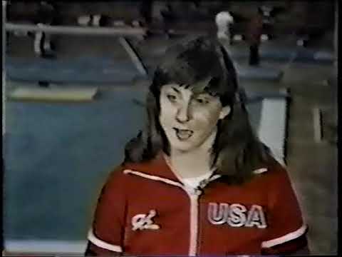 1980 USA vs. China Gymnastics - Women's Team & All-Around Competition ...
