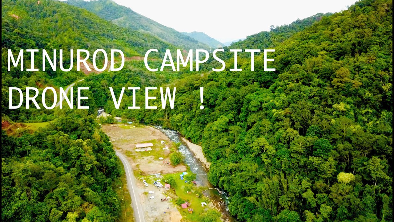 Drone View Camping Riverside Minurod Campsite | Episode 3-3. - YouTube