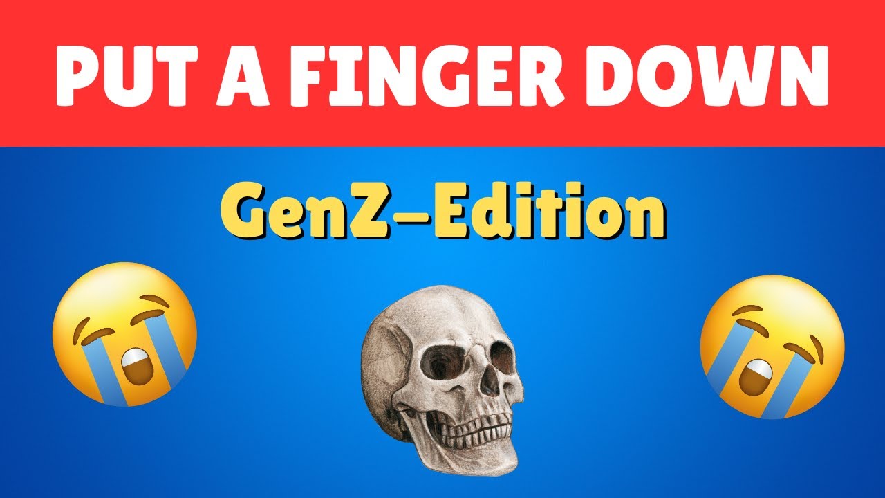 Put A Finger Down-Gen Z Edition| TikTok Inspired Challenge - YouTube