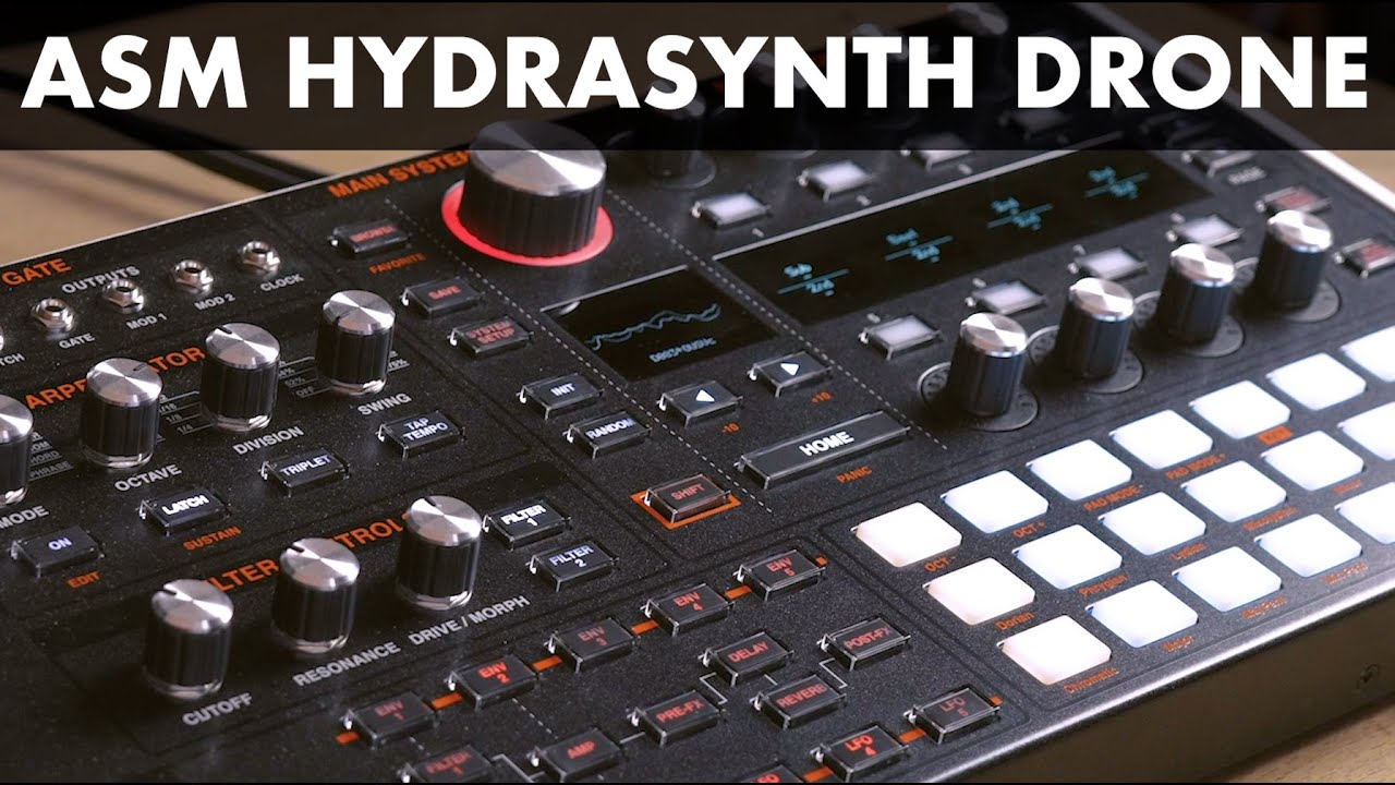 ASM Hydrasynth - Drone Patch - YouTube