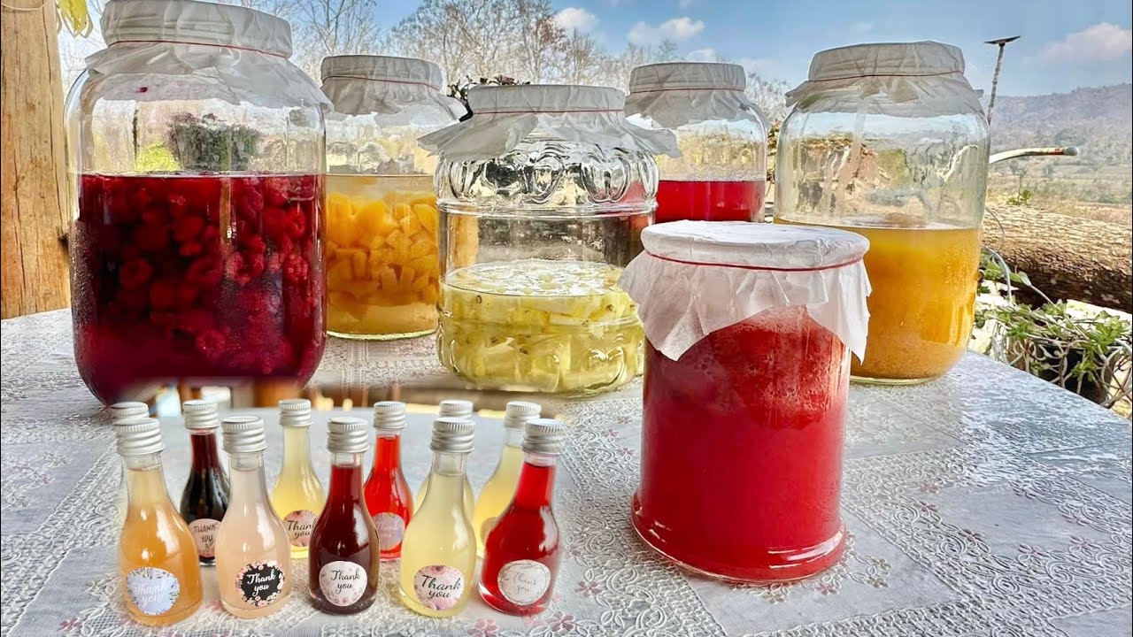 101. Homemade cider vinegar from aromatic fruits and let’s look what ...
