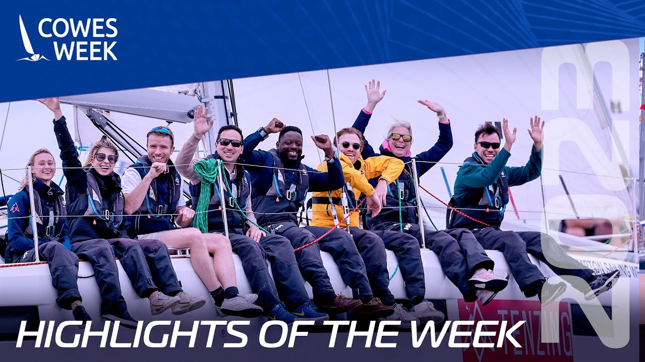 Highlights of the 2023 Cowes Week Regatta - YouTube