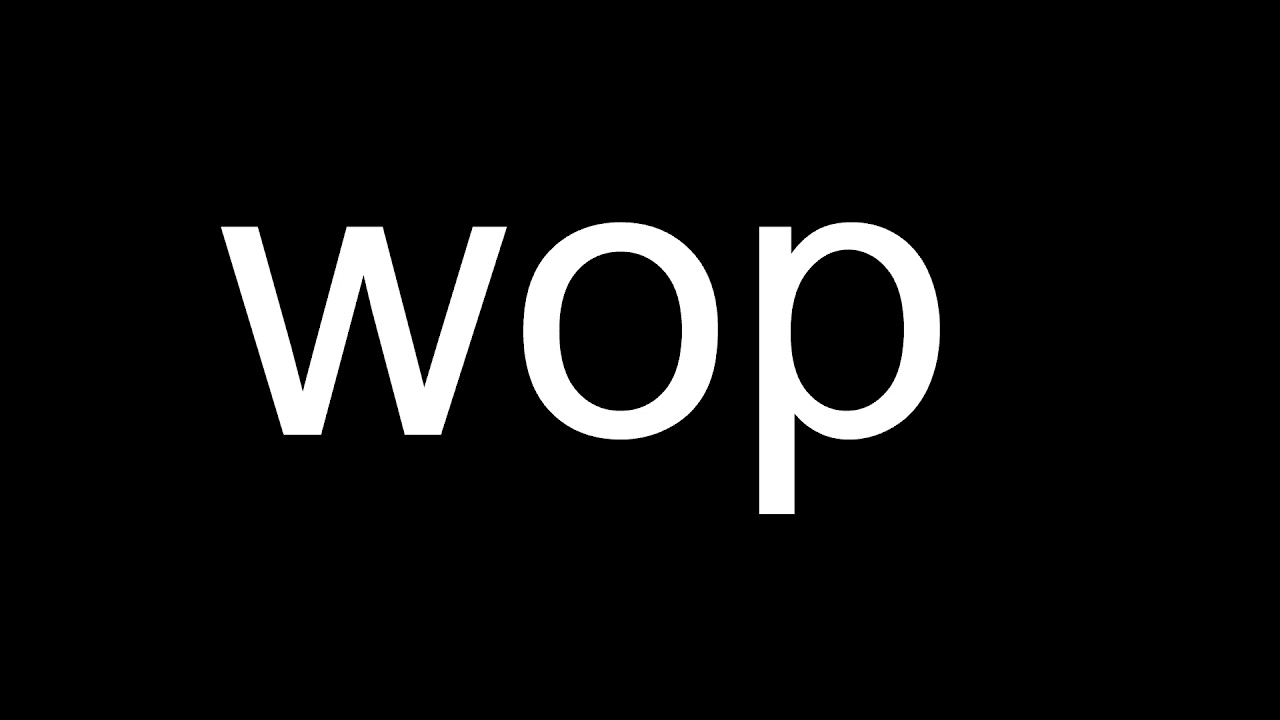 1000 people saying wop at the same time - YouTube