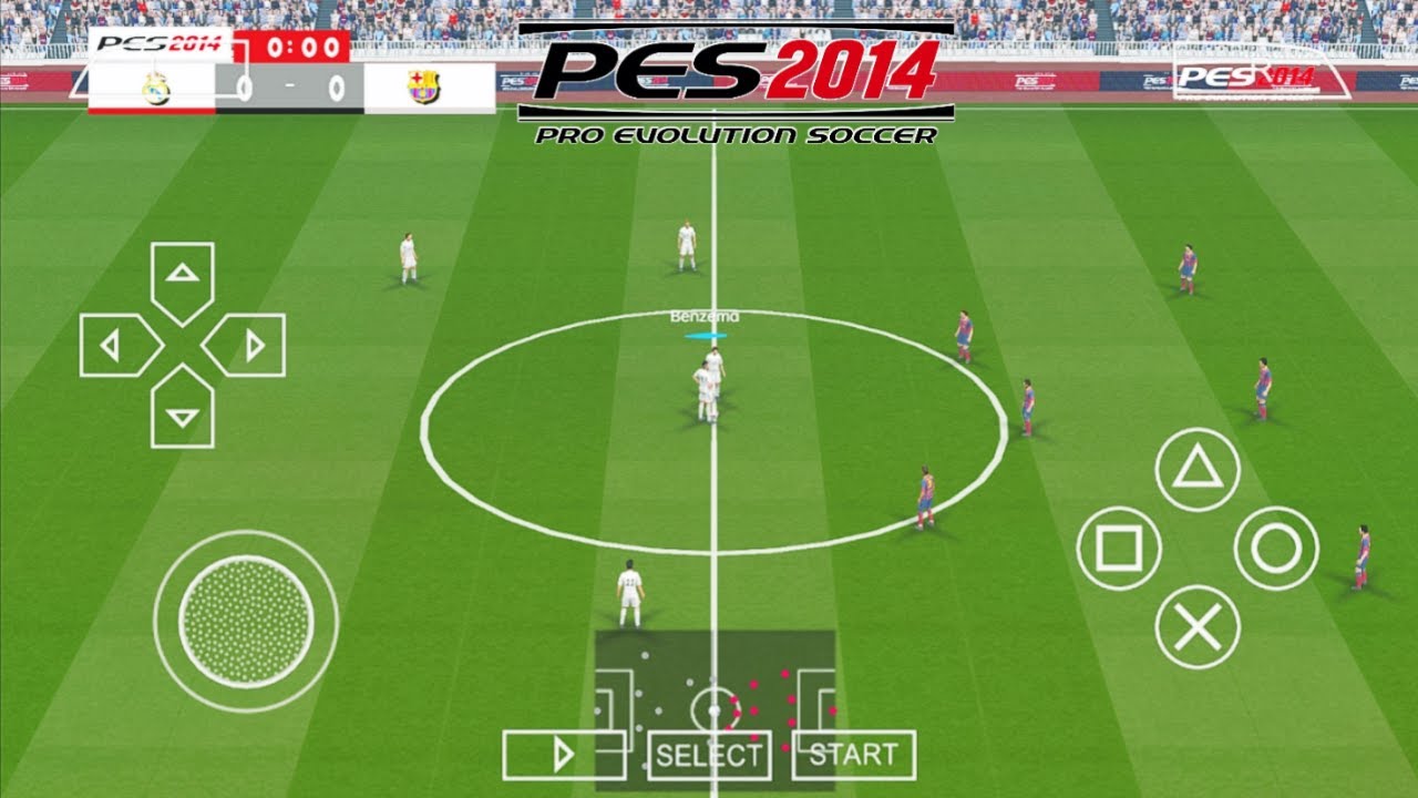 PES 2014 PPSSPP CAMERA PS5 COMENTARY PETER DRURY FULL LICENSE NEW KITS ...