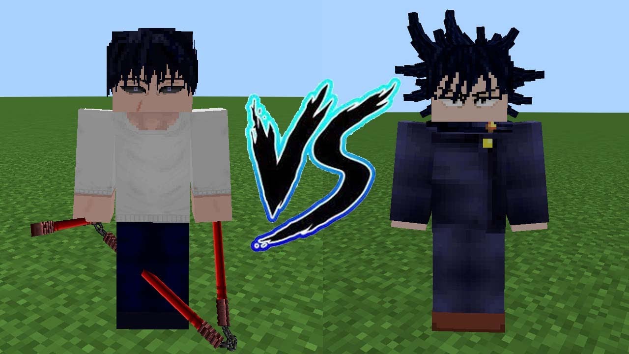 TOJI FUSHIGURO VS MEGUMI FUSHIGURO jujutsu craft - YouTube
