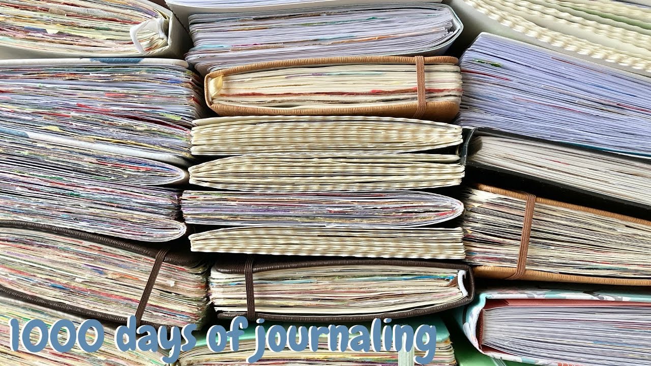 i journaled everyday for 1000 days! | completed journal collection + my ...