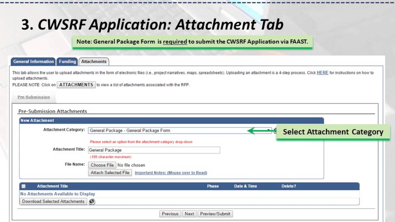 CWSRF FAAST Application - YouTube