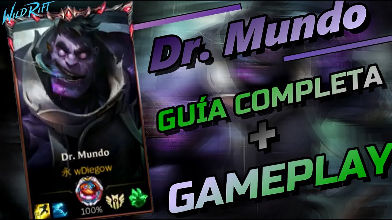 💉Dr. Mundo - Guía de Campeón (Top) (build, runas, counters ...