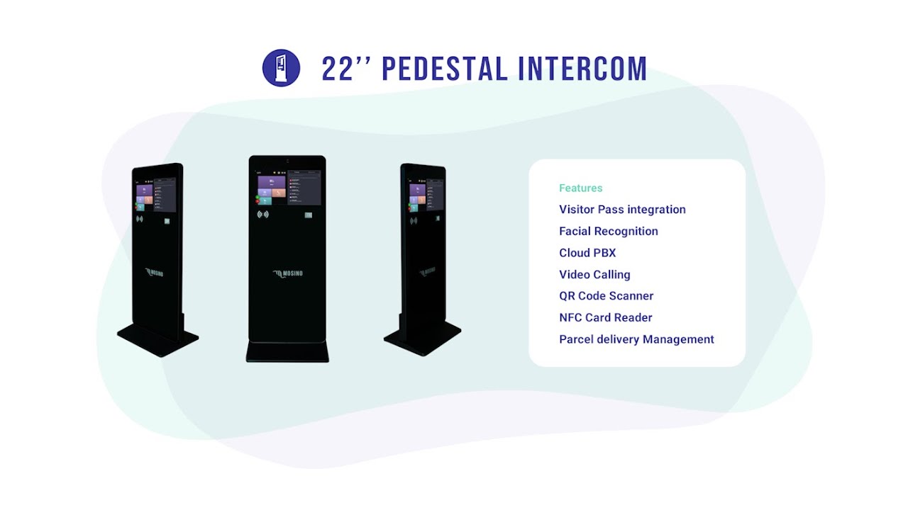 Mosino 22” Pedestal Intercom - YouTube