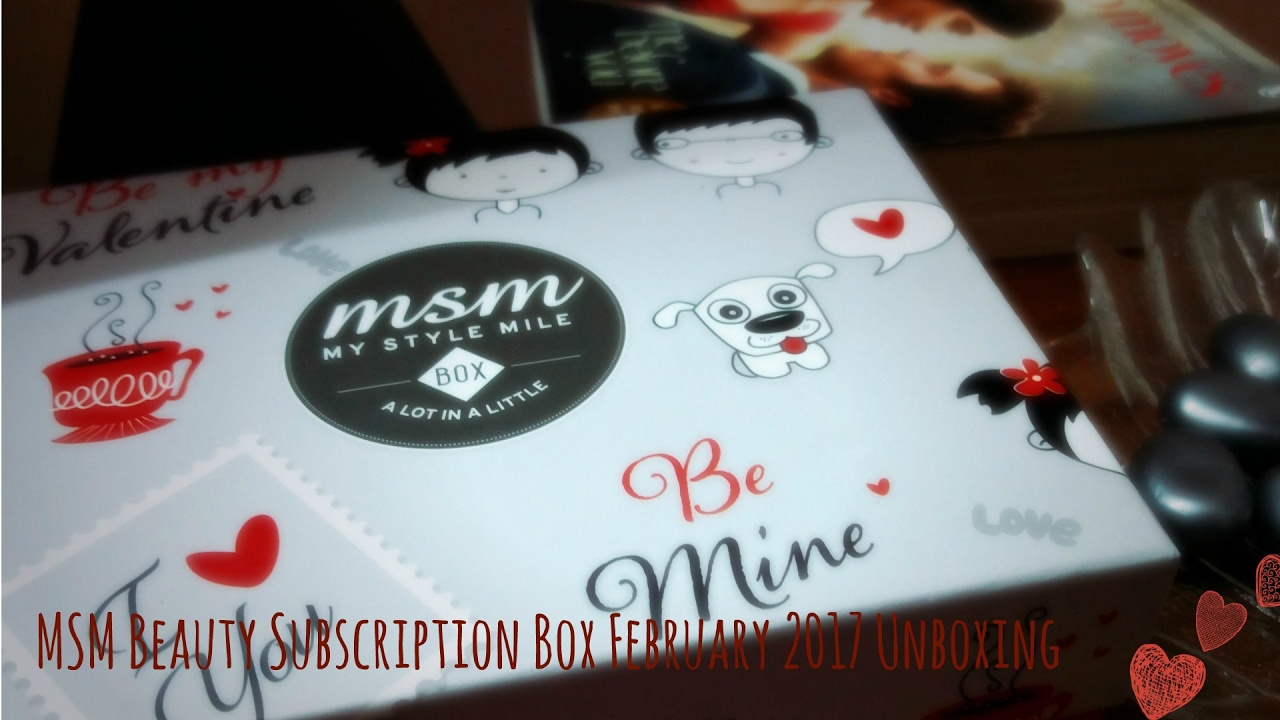 msm box february 2017 unboxing - YouTube