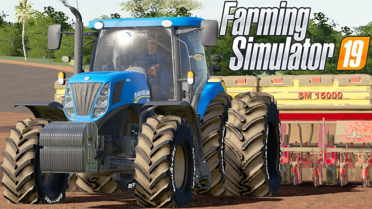 PLANTANDO MILHO PARA OS PORCOS | Farming Simulator 19 | Fazenda Jatobá ...