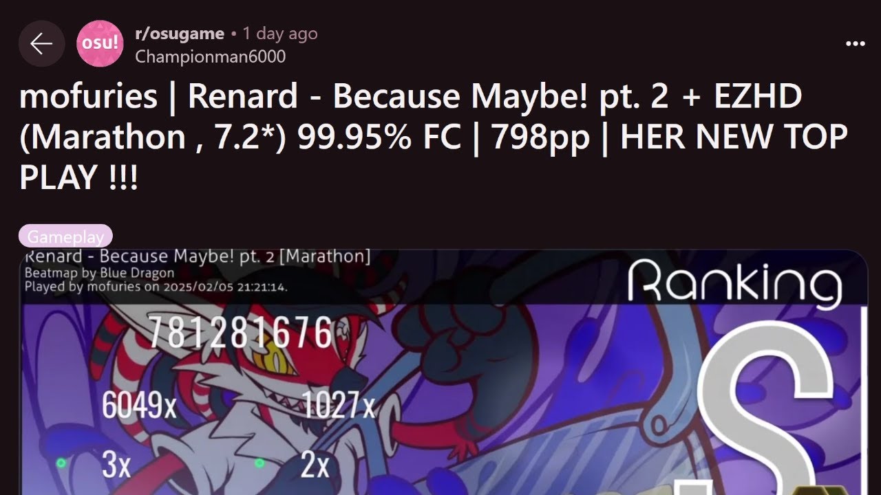 EZHD 800?! - BTMC Reacts to mofuries Because Maybe! pt. 2 +EZHD FC ...