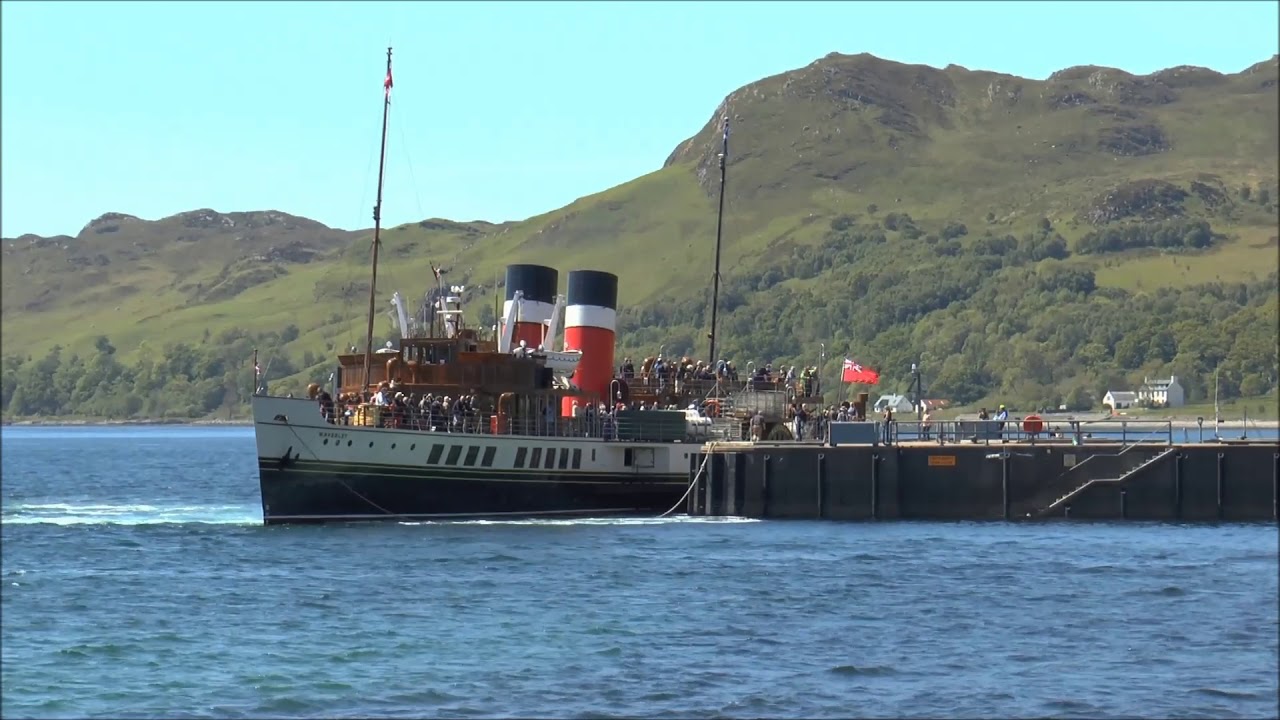 Paddle Steamer Waverley. Cruising the Western Isles in 2016. - YouTube