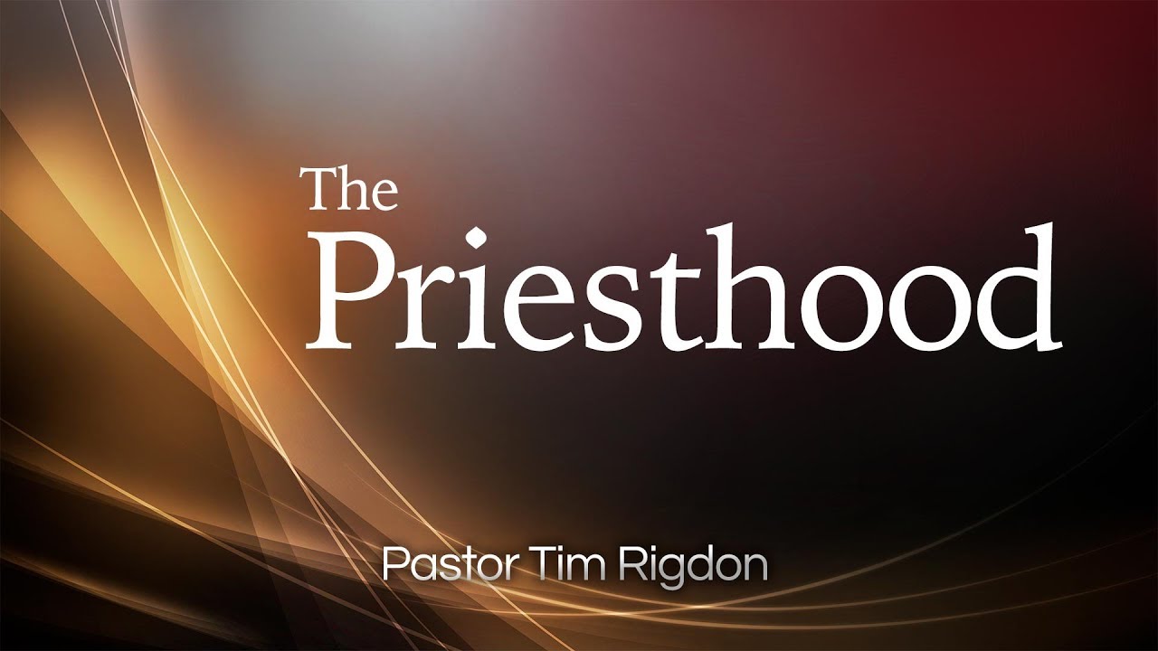 The Priesthood | Sermon by Pastor Tim Rigdon | The Well - YouTube