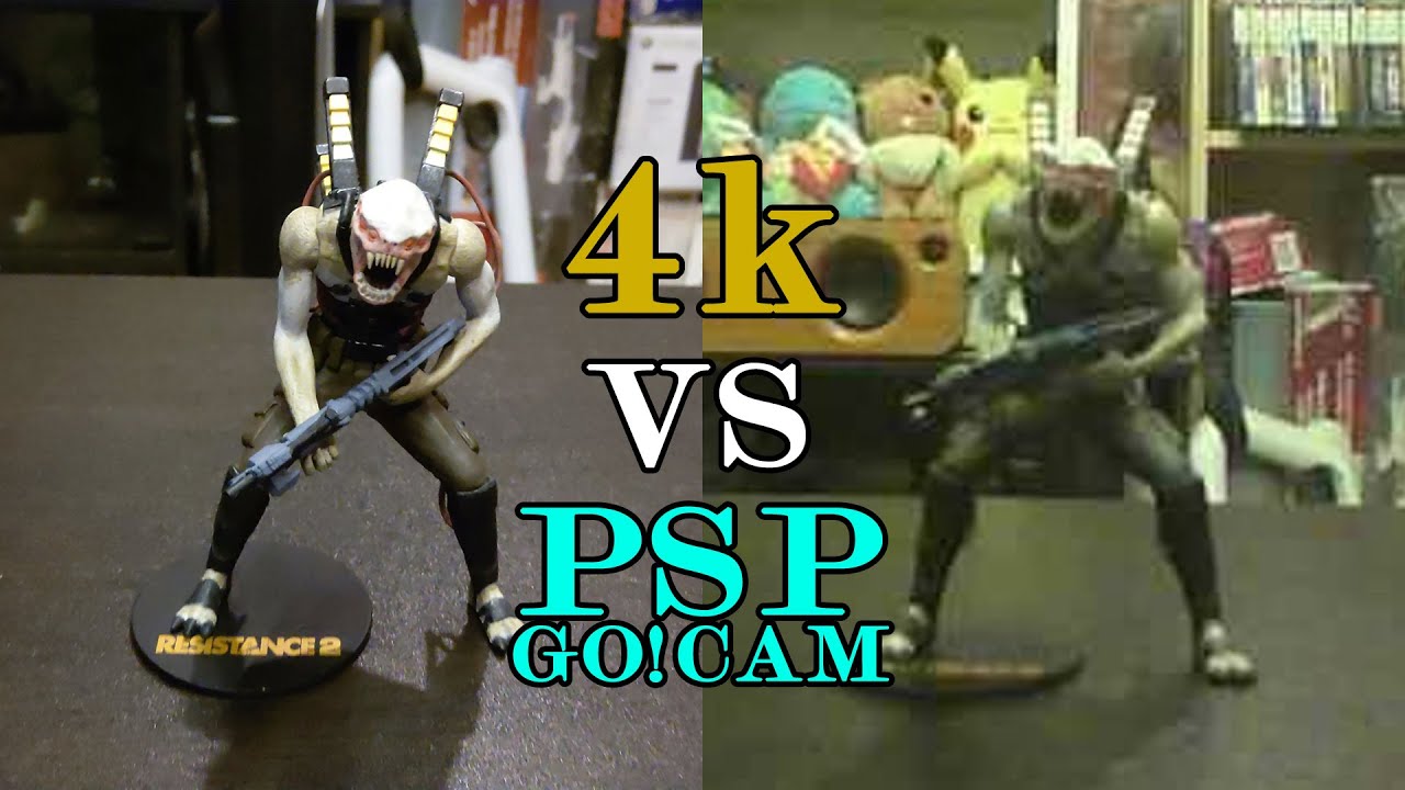 4K VS PSP GO!CAM Video Quality Comparison - YouTube