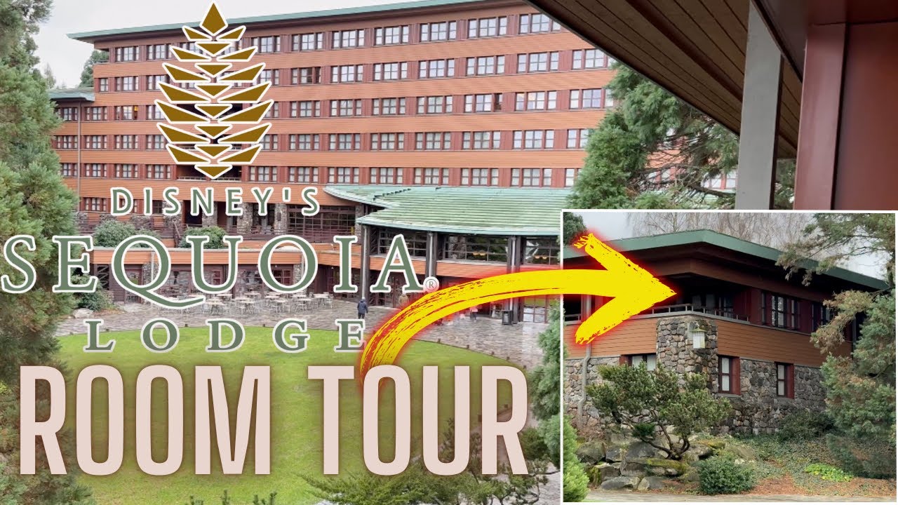 Disney's Sequoia Lodge Room Tour | Lake View Close to Facilities ...