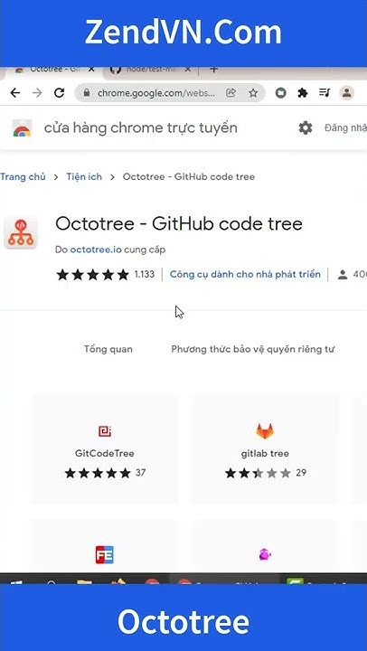 Chrome Extension - Octotree tạo cây thư mục cho trang github.com - YouTube