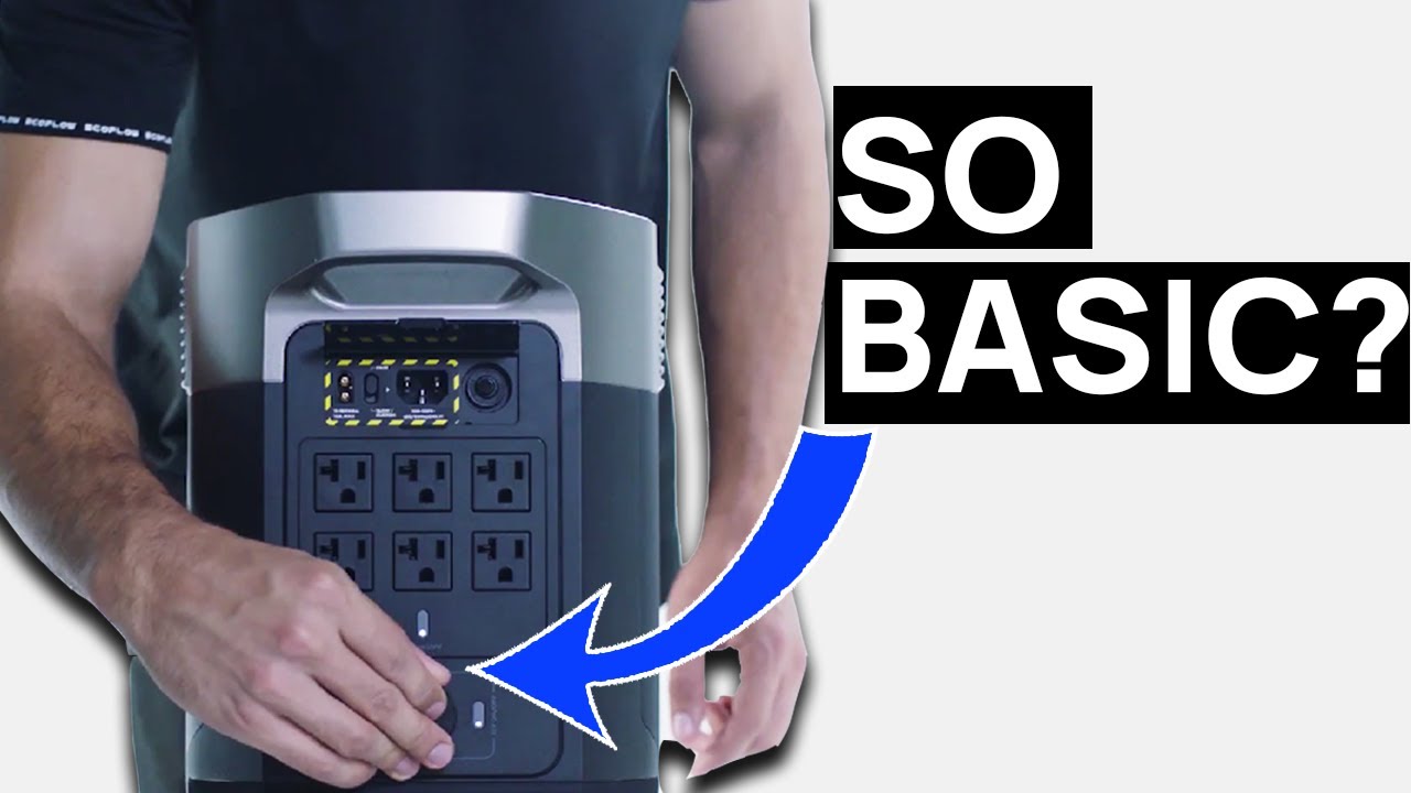 Very Basic Intro of EcoFlow DELTA Max ☝️ - YouTube