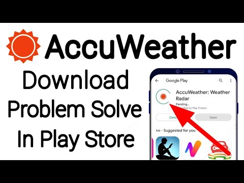 fix can't install AccuWeather app download problem solve in google play ...