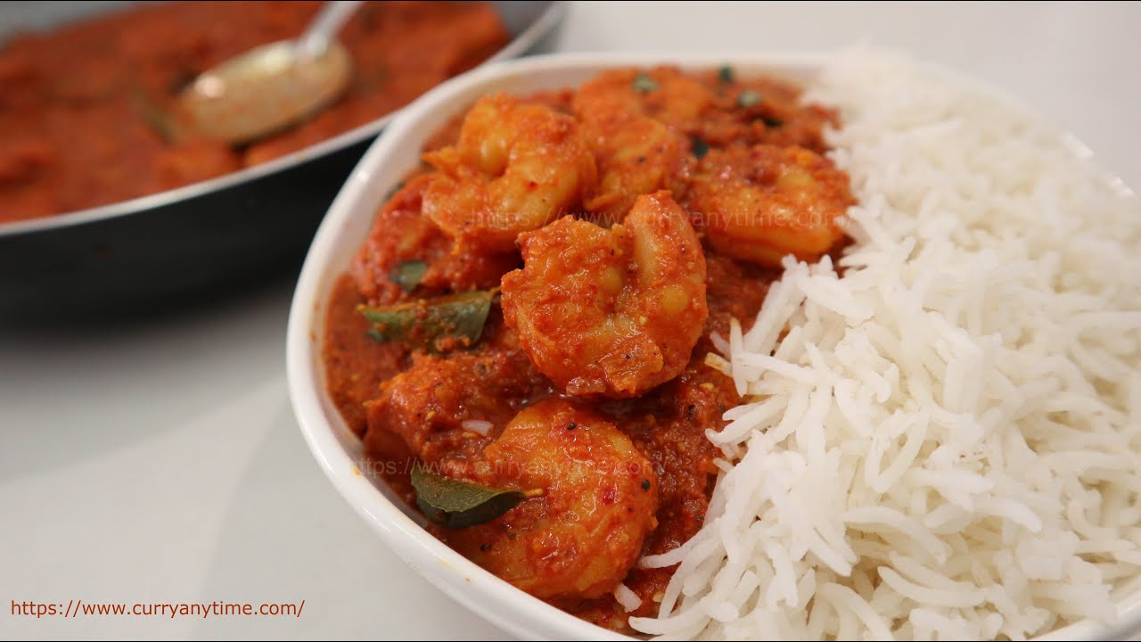 Delicious Goan Prawns Curry with Coconut | Prawn Ambot Tik | How to ...