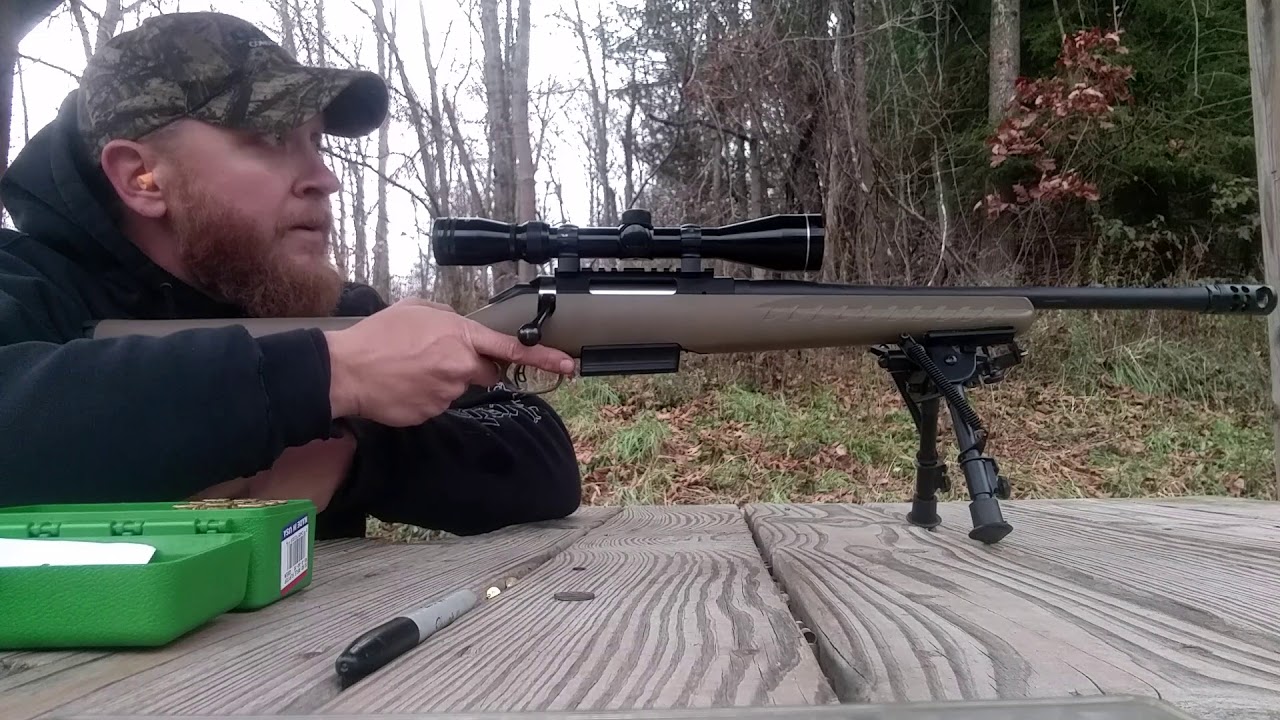 450 Bushmaster testing handloads 300gr FTX muzzleloader bullets and LIL ...