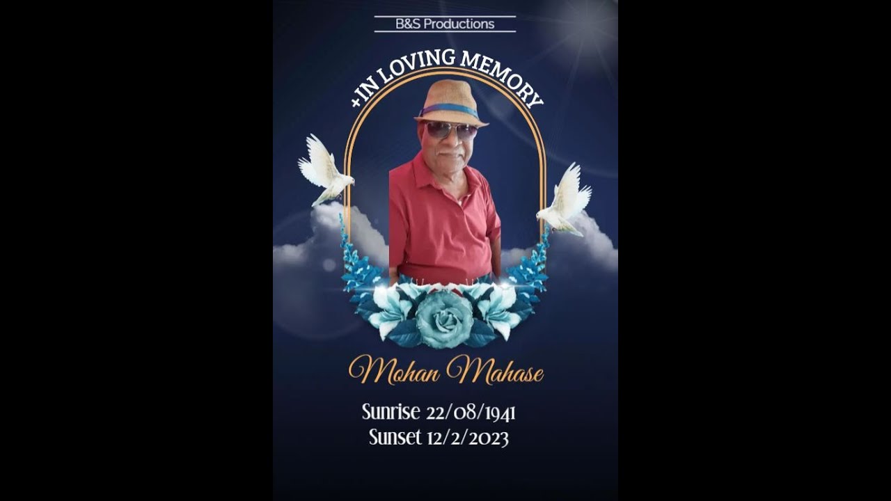 Funeral Ceremony For The Late Mohan Mahase - YouTube