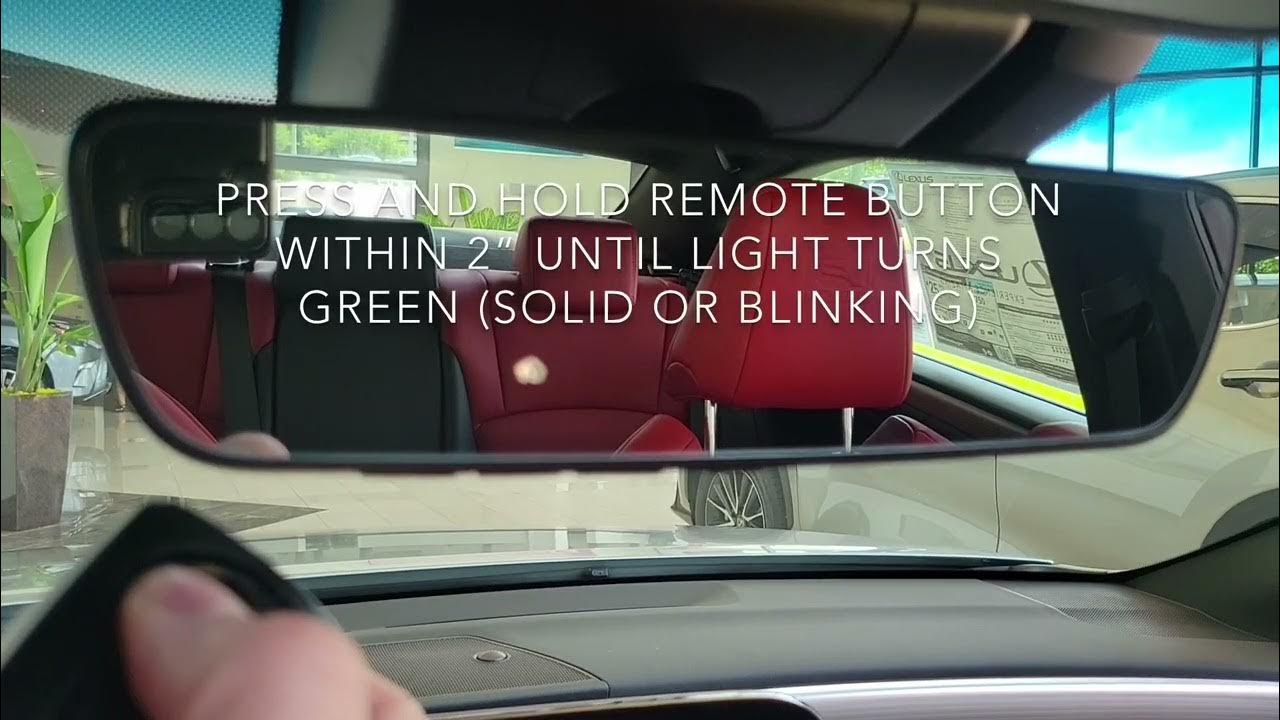 Lexus Owners | Programming Your Garage to your Lexus (Part 1 of 2 ...