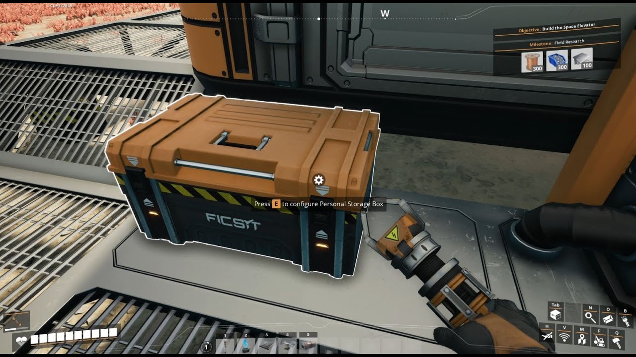 Satisfactory│How to Craft a PERSONAL STORAGE BOX - Beginner's Guide ...