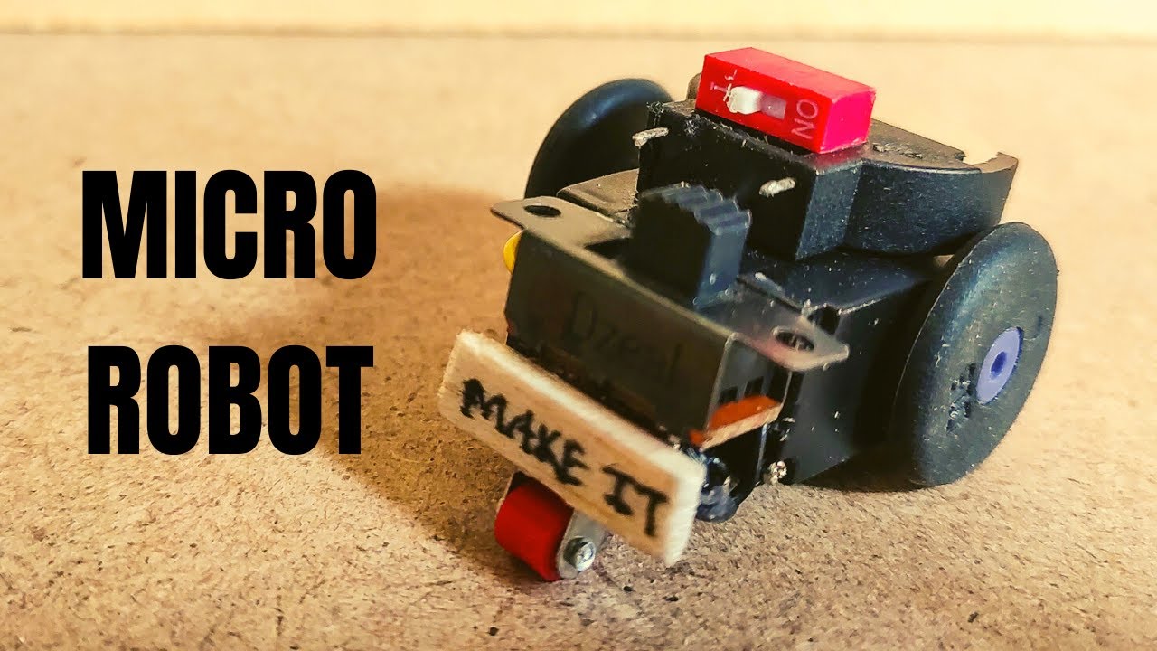 How to make a small robot|bug robot|micro robot|robotics|how to make a ...